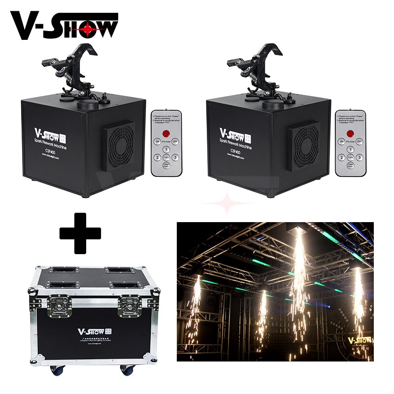 2pcs With Flightcase 650w Fall Spark Firework Machine For Wedding Dmx ...